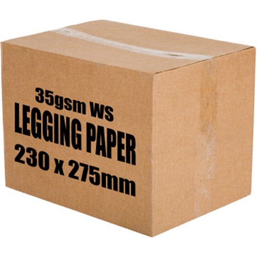 675-080 - Paper Legging 230mm x 275mm, 35Gsm White 4500/Carton - PPG Online
